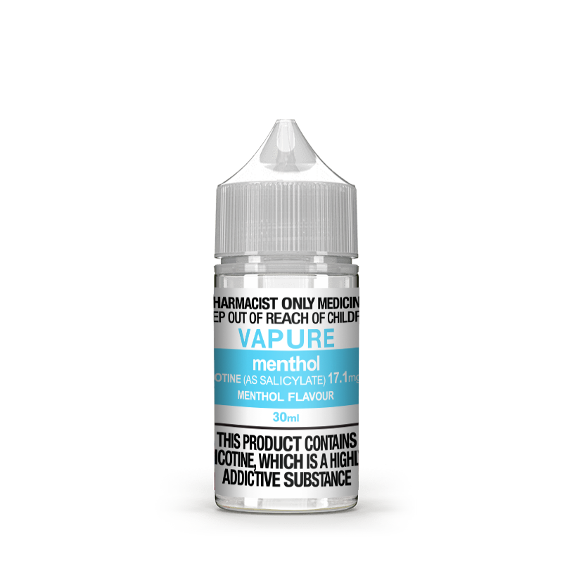 VAPURE MENTHOL NICOTINE SALTS (MENTHOL ICE) (30ML BOTTLE) - S3 & S4 ...